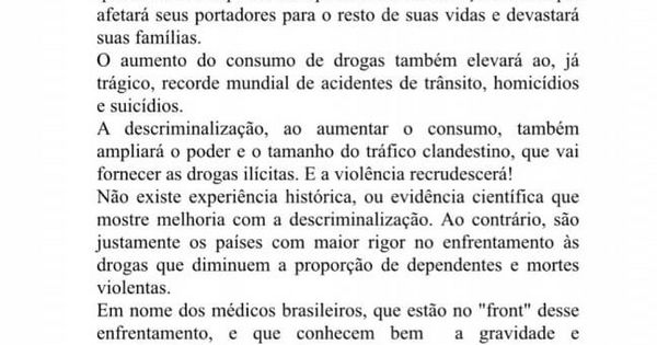 Entidades Médicas Nacionais emitem nota oficial ao STF - SBP