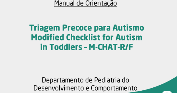 Triagem Precoce para Autismo Modified Checklist for Autism in Toddlers ...