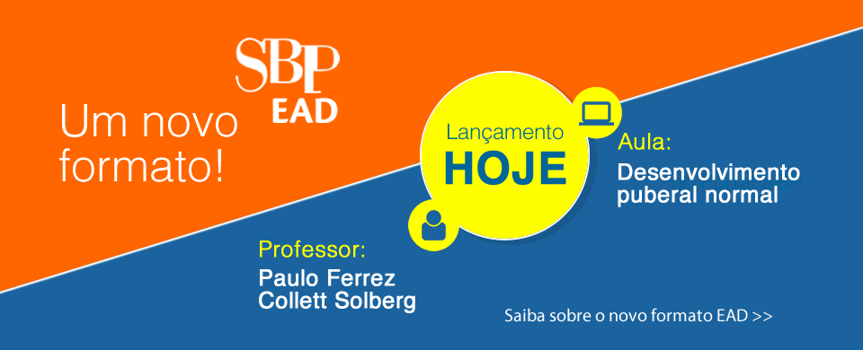 Puberdade precoce inaugura série de aulas do novo Programa EAD da SBP - SBP